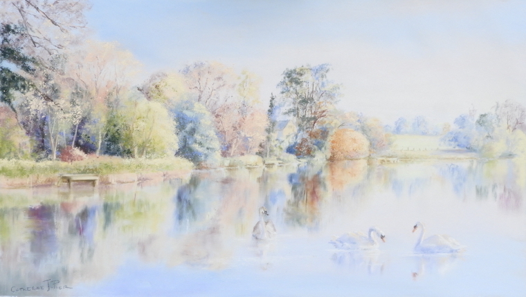 Landscape Paintings of the Cotswolds and Wiltshire Countryside by well ...